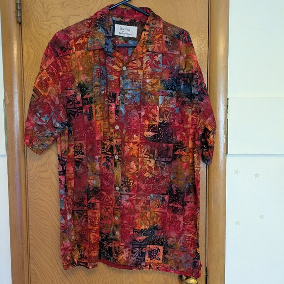 Island by Basic Options | Shirts | Mens Hawaii Style Batik Shirt | Poshmark
